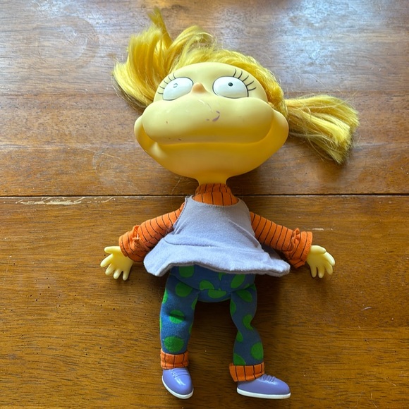 Mattel | Toys | Rare Vintage Angelica Rugrats Doll 993 Mattel ...